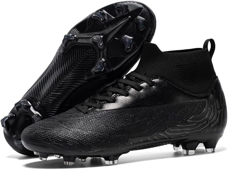 RURAN Men's High-Top Cleats Soccer for Football Training - Lightweight ...