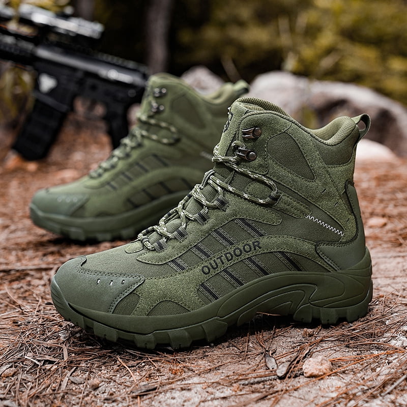 RURAN Men's Hiking Boots Shoes Waterproof Breathable & Lightweight ...