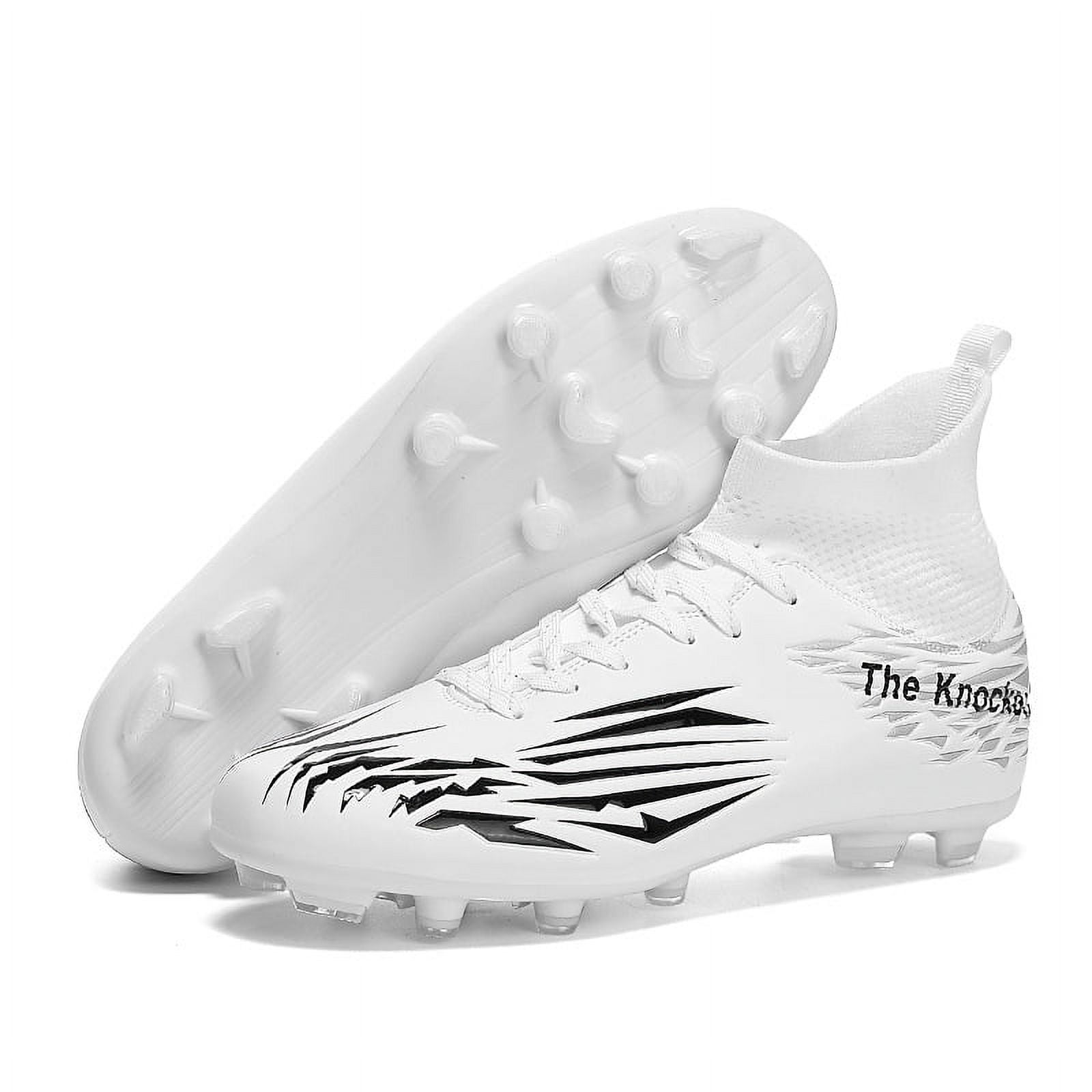 RURAN Men's Soccer Cleats Football Cleats for Mens Big Boys High-Top ...