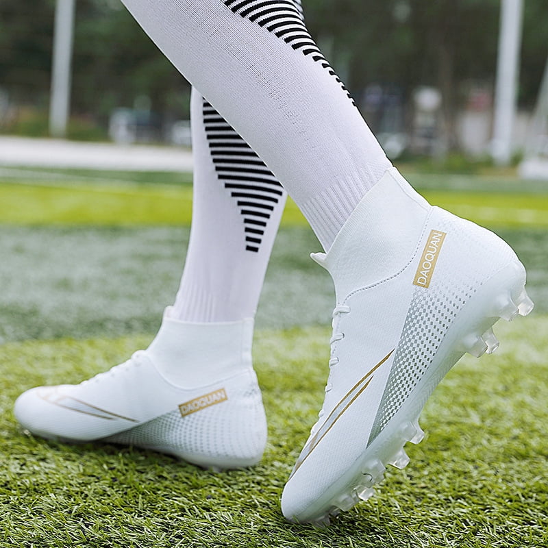 RURAN Men's Soccer Cleats Football Cleats for Mens Big Boys High-Top ...