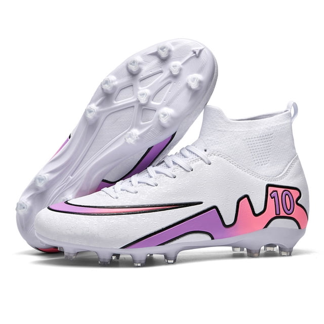 RURAN Men's Soccer Cleats Football Cleats for Mens Big Boys High-Top ...