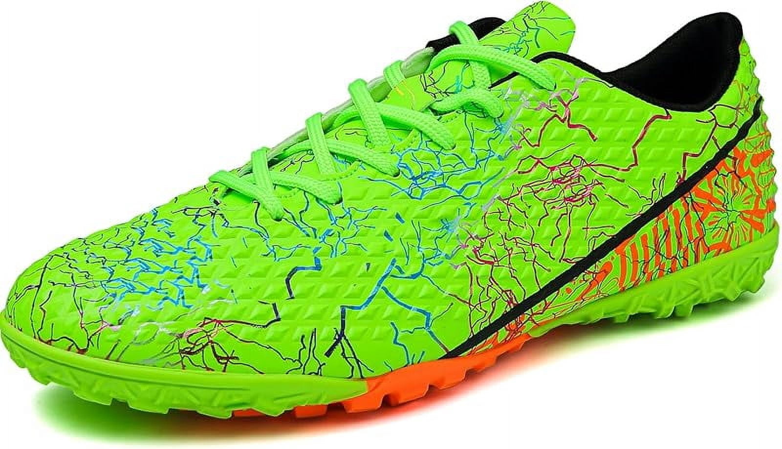 RURAN Men's Soccer Shoes Cleats Professional High-Top Breathable ...