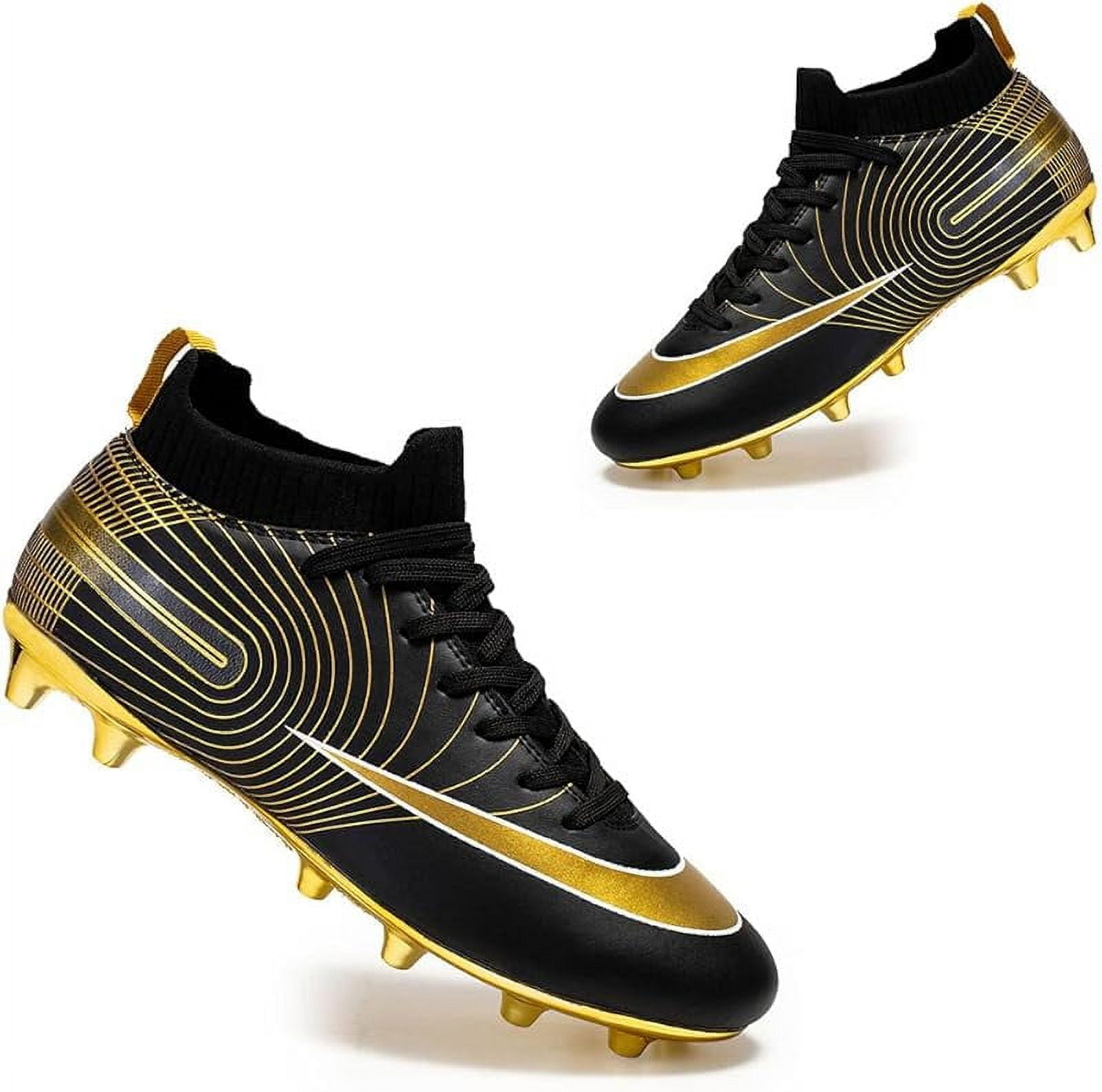 RURAN Mens High-Top Football Boots for Soccer Matches: Non-Slip ...