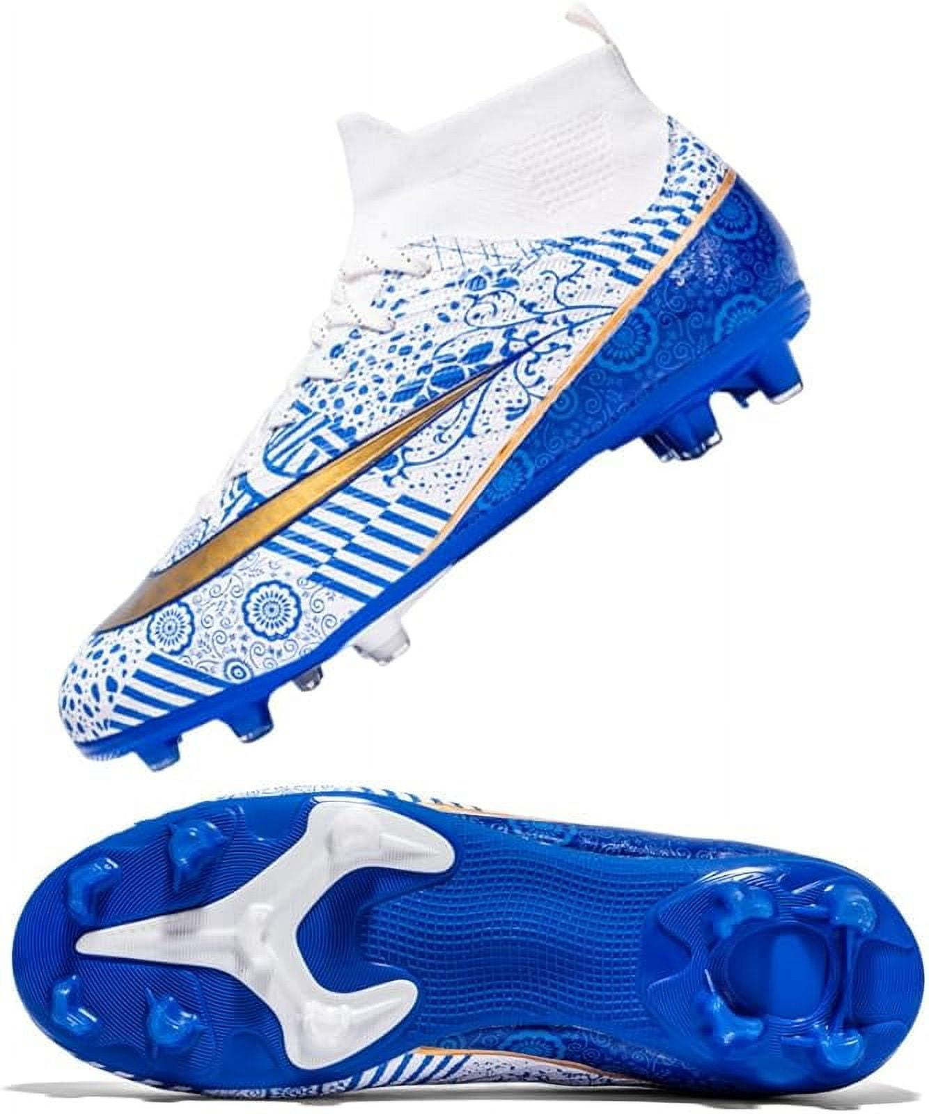 RURAN Mens High-Top Football Boots for Soccer Matches: Non-Slip ...