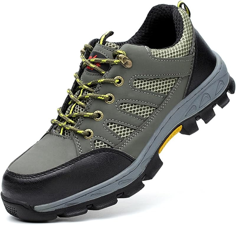 RURAN Mens Steel Toe Shoes for Work Shoes Lightweight Safety Shoes ...