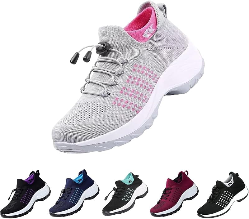 RURAN Ortho Stretch Cushion Shoes for Women Comfortwear Orthopedic ...