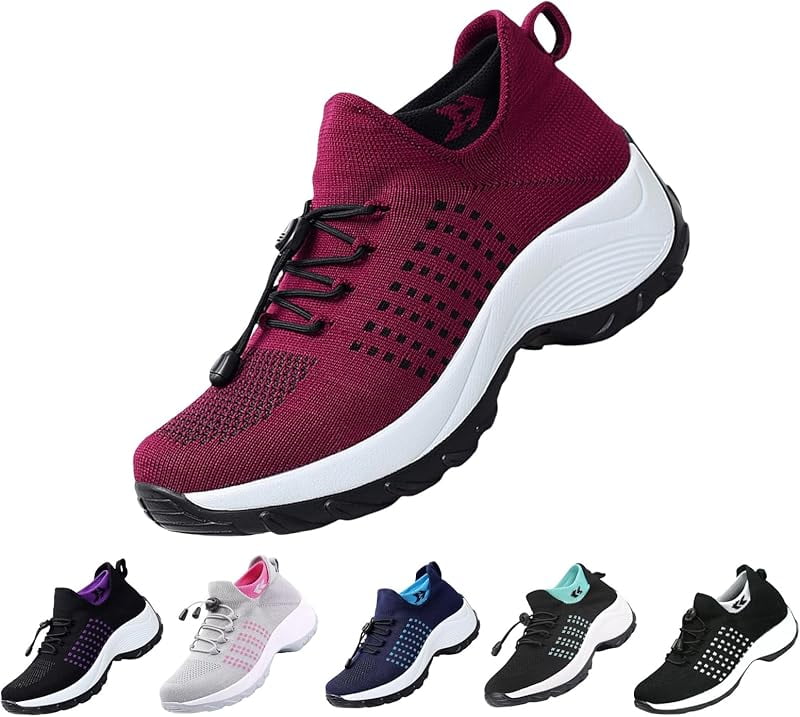 RURAN Ortho Stretch Cushion Shoes for Women Comfortwear Orthopedic ...