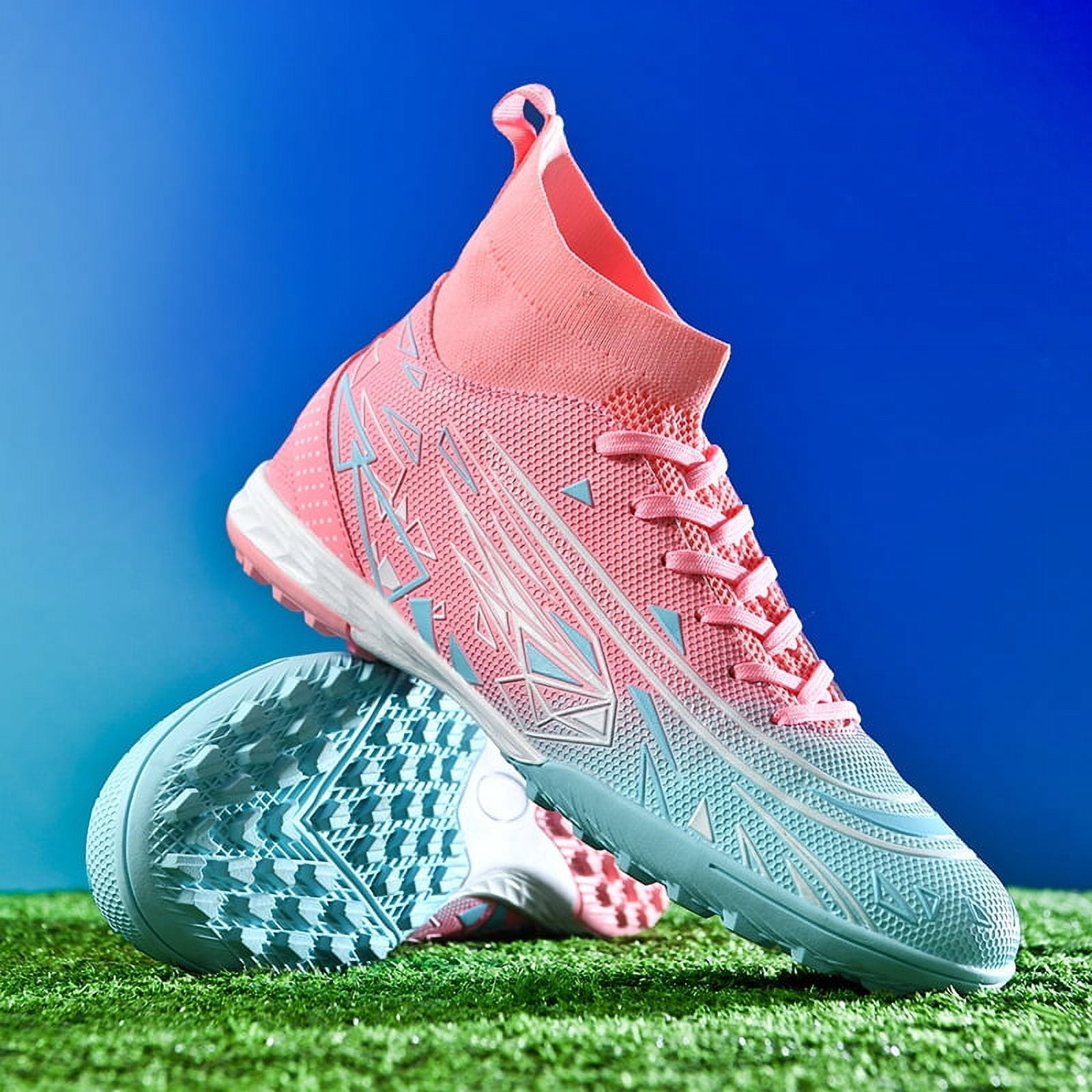 RURAN Unisex-Adult Soccer Cleats Lightweight Futsal Training Football ...