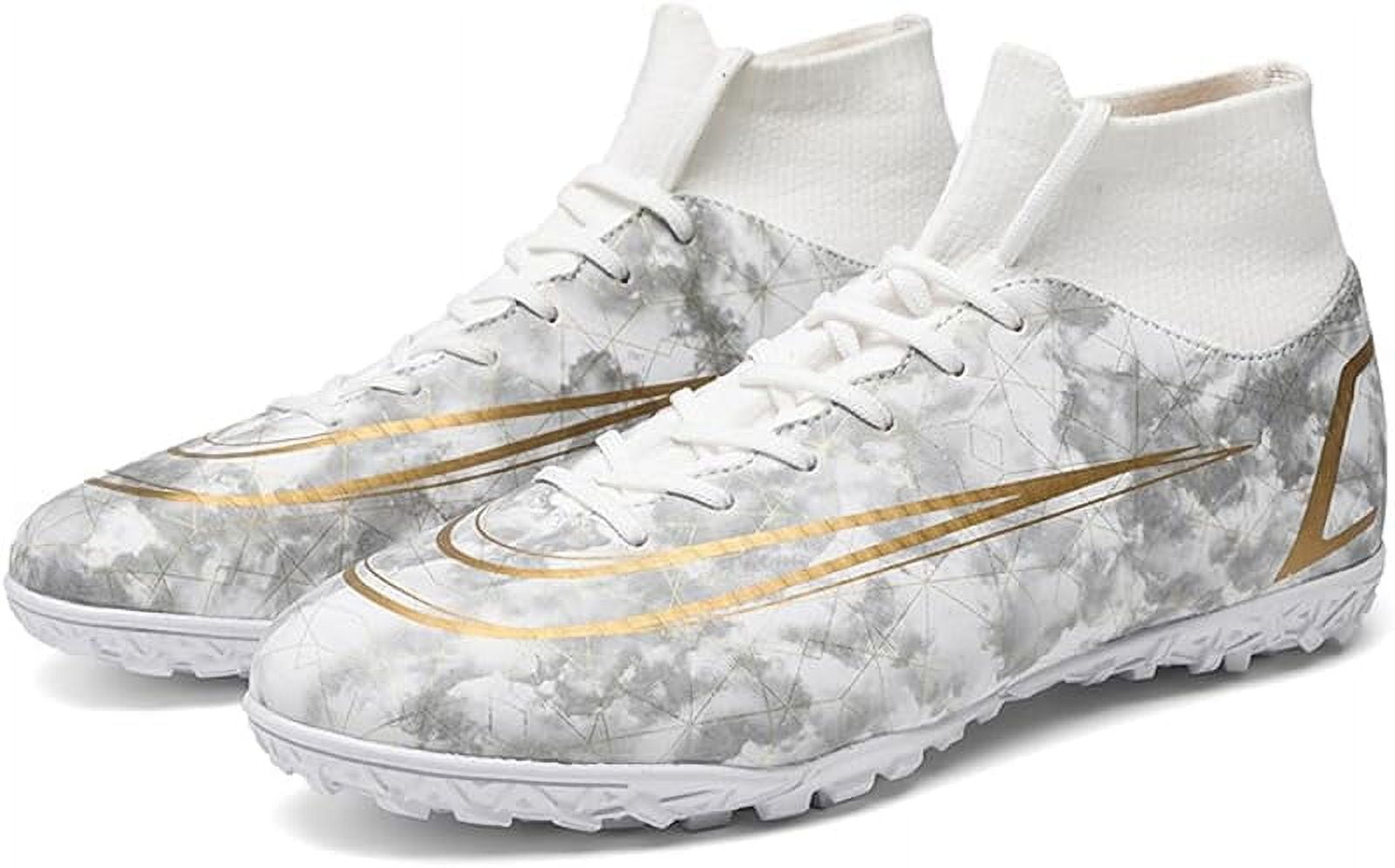 RURAN Unisex Football Soccer Shoe Big Kids Youth Outdoor Firm Ground ...