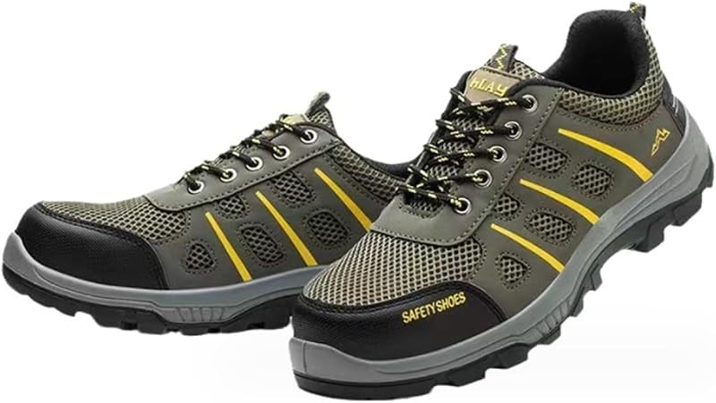RURAN Unisex Steel Toe Shoes for Men Women Comfortable Lightweight ...