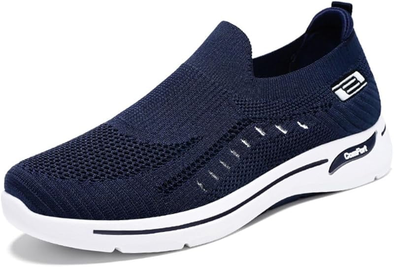 RURAN Women's Lightweight Slip-On Walking Shoes - Breathable Athletic ...