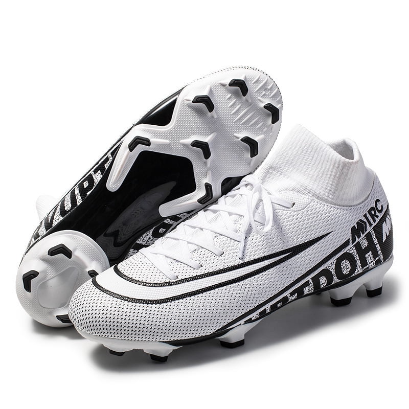 RURAN Womens Soccer Boots Spike Shoes Mens Athletic Outdoor/Indoor ...