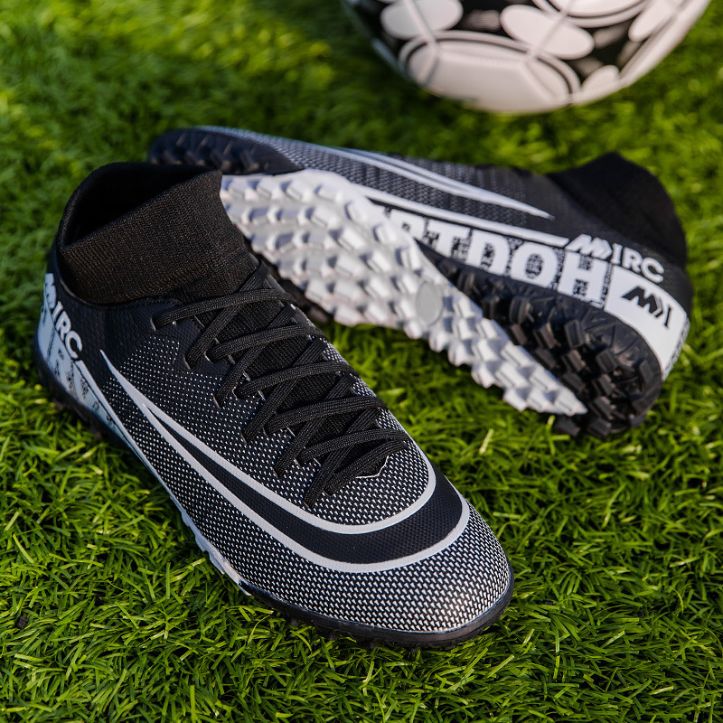 RURAN Womens Soccer Boots Spike Shoes Mens Athletic Outdoor/Indoor ...