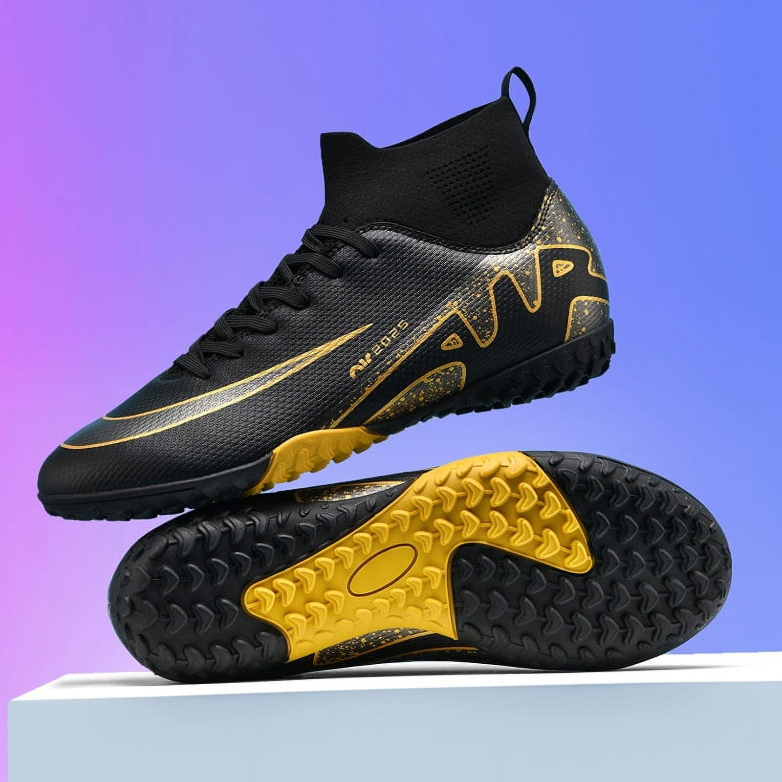 RURAN World Cup Professional Kids Men's Soccer Cleats Adult Firm Ground ...