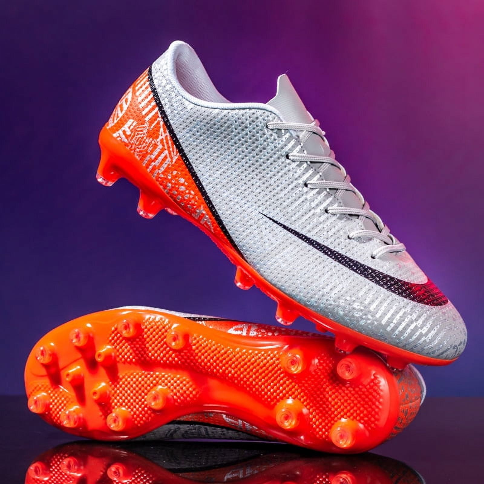 RURAN World Cup Professional Men's Kids Soccer Cleats Adult Firm Ground ...