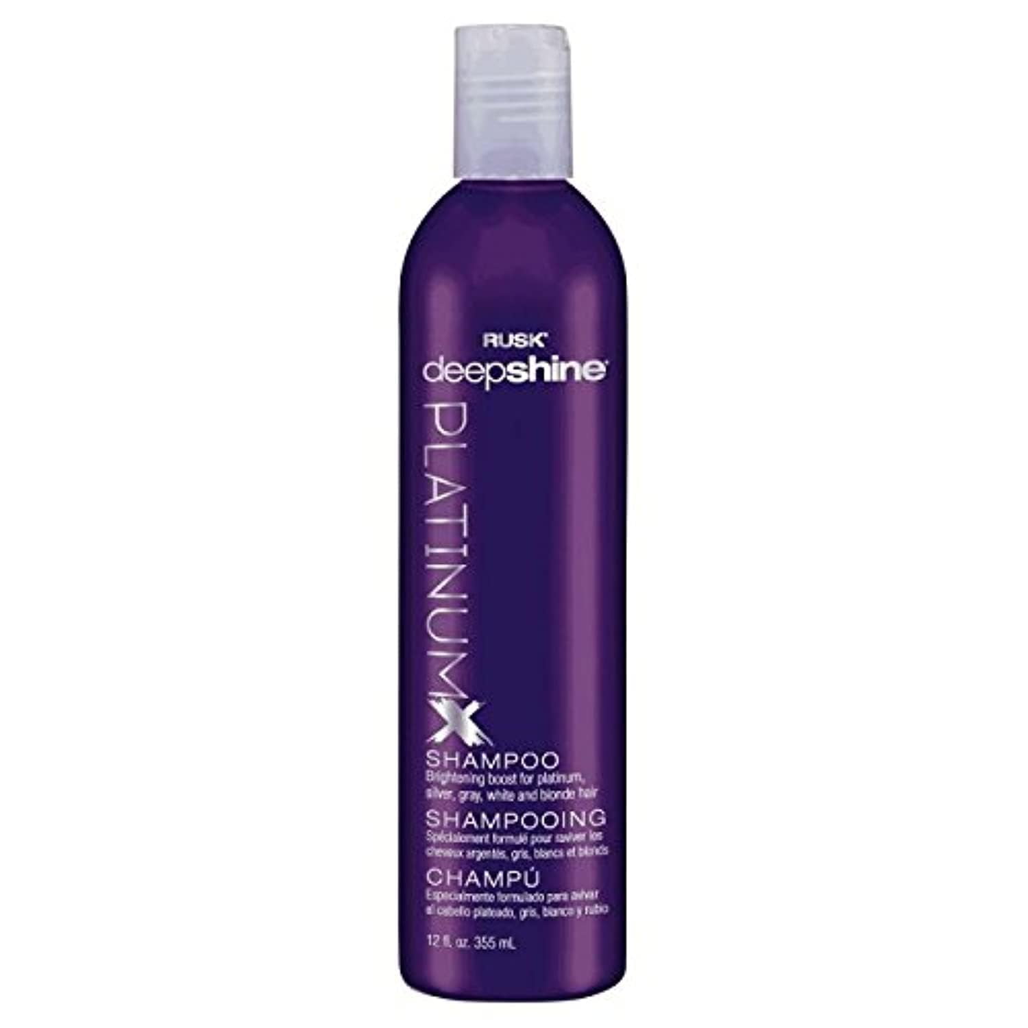 RUSK Deepshine Platinum Shampoo, 12 Oz, Gentle Cleansing Shampoo ...