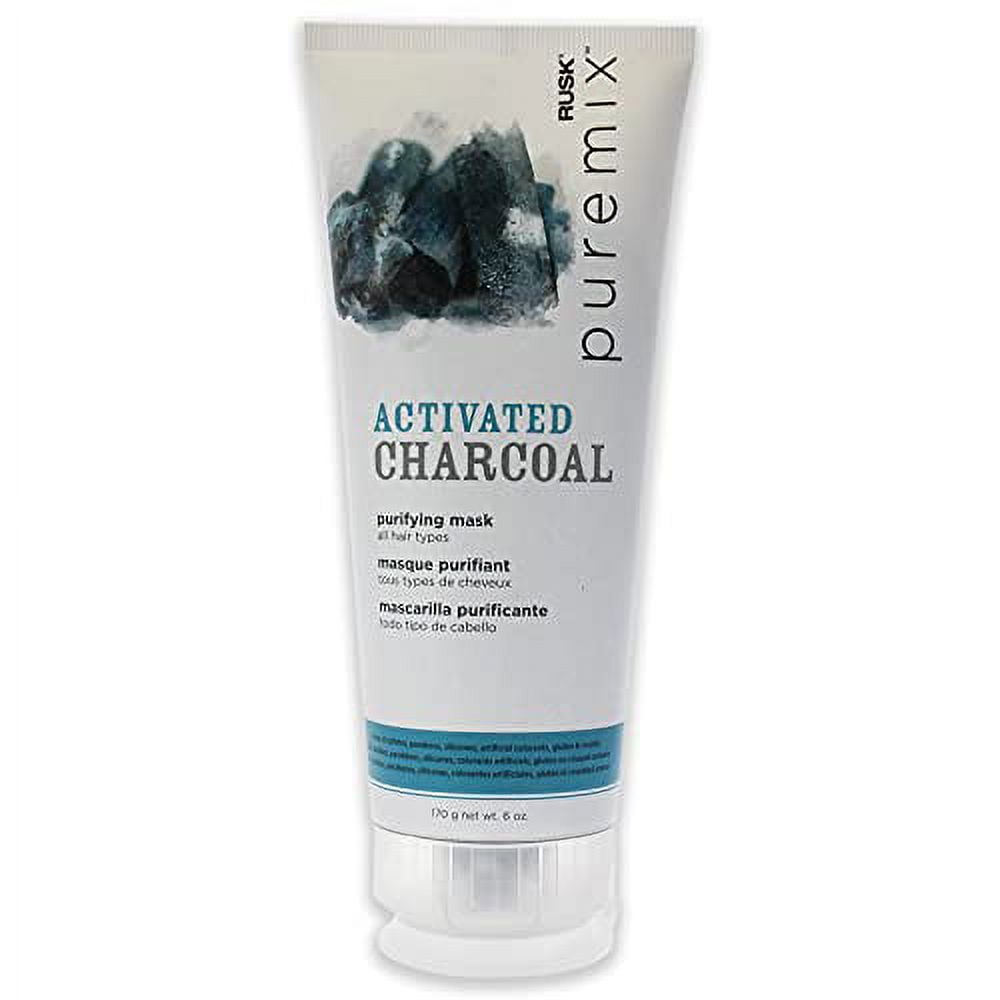 RUSK PUREMIX Activated Charcoal Purifying Mask, 6 Oz, Moisturizes the ...