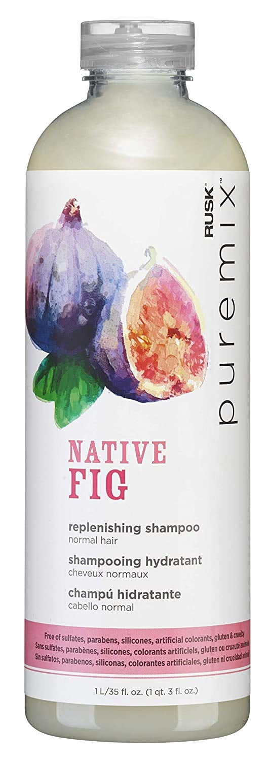 RUSK PUREMIX Native Fig Replenishing Shampoo for Normal Hair, 35 Oz ...