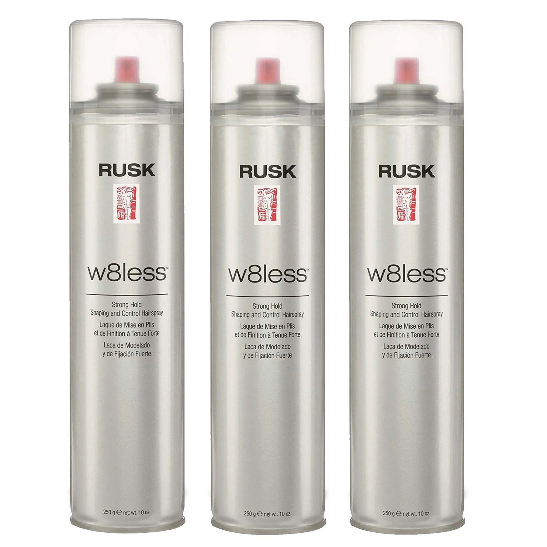 RUSK W8Less 10oz Strong Hold Shaping and Control Hair Spray - Pack of 3 ...