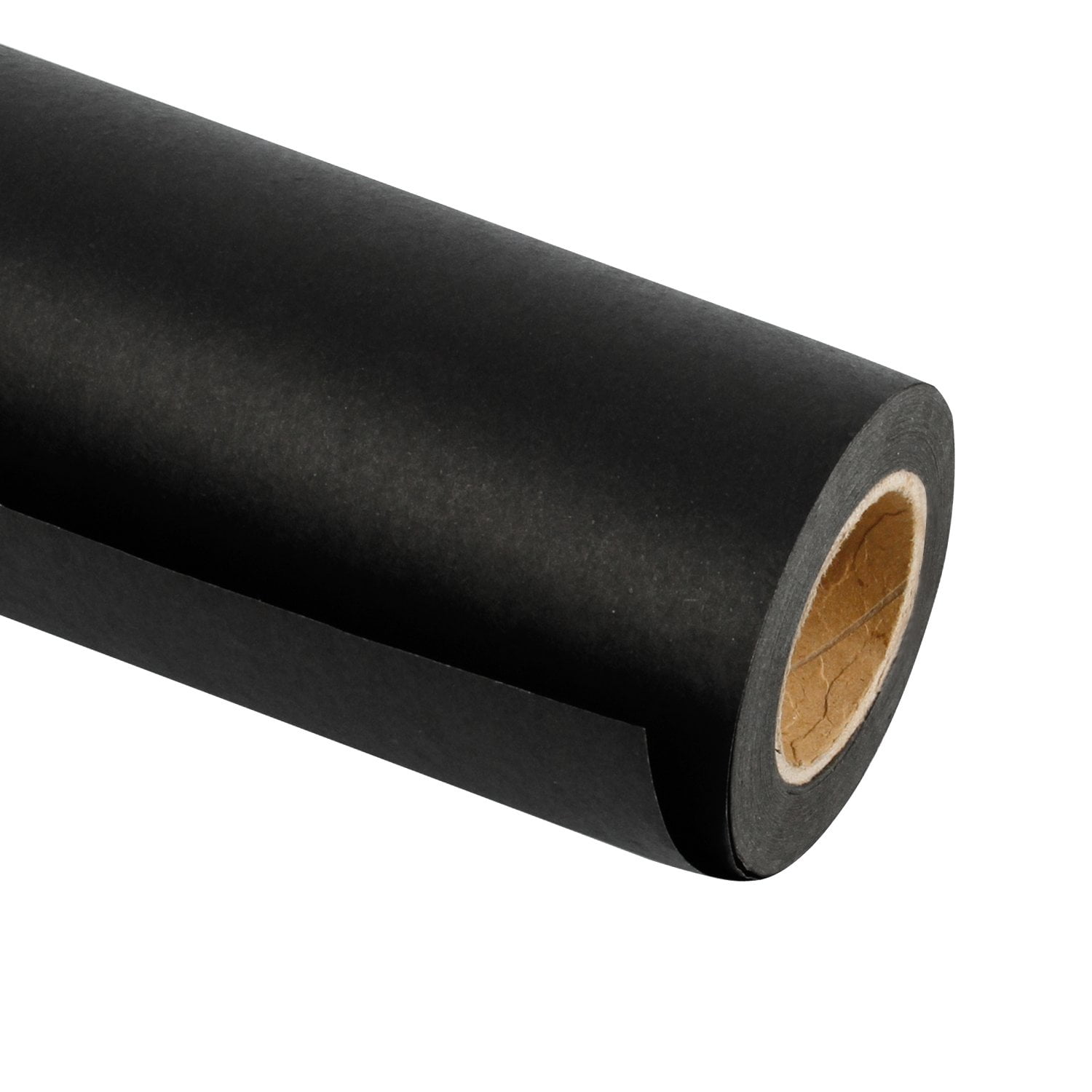 RUSPEPA Black Kraft Paper Roll - 18 inches x 100 feet - Recyclable ...