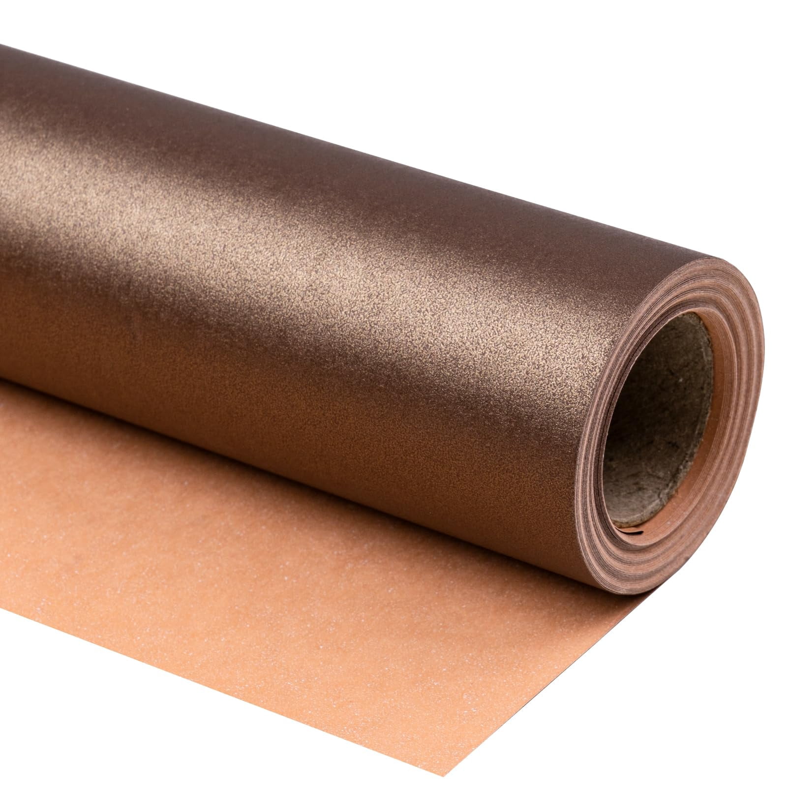 RUSPEPA Chocolate Brown Matte DEF29 Wrapping Paper - Solid Color Pearly ...
