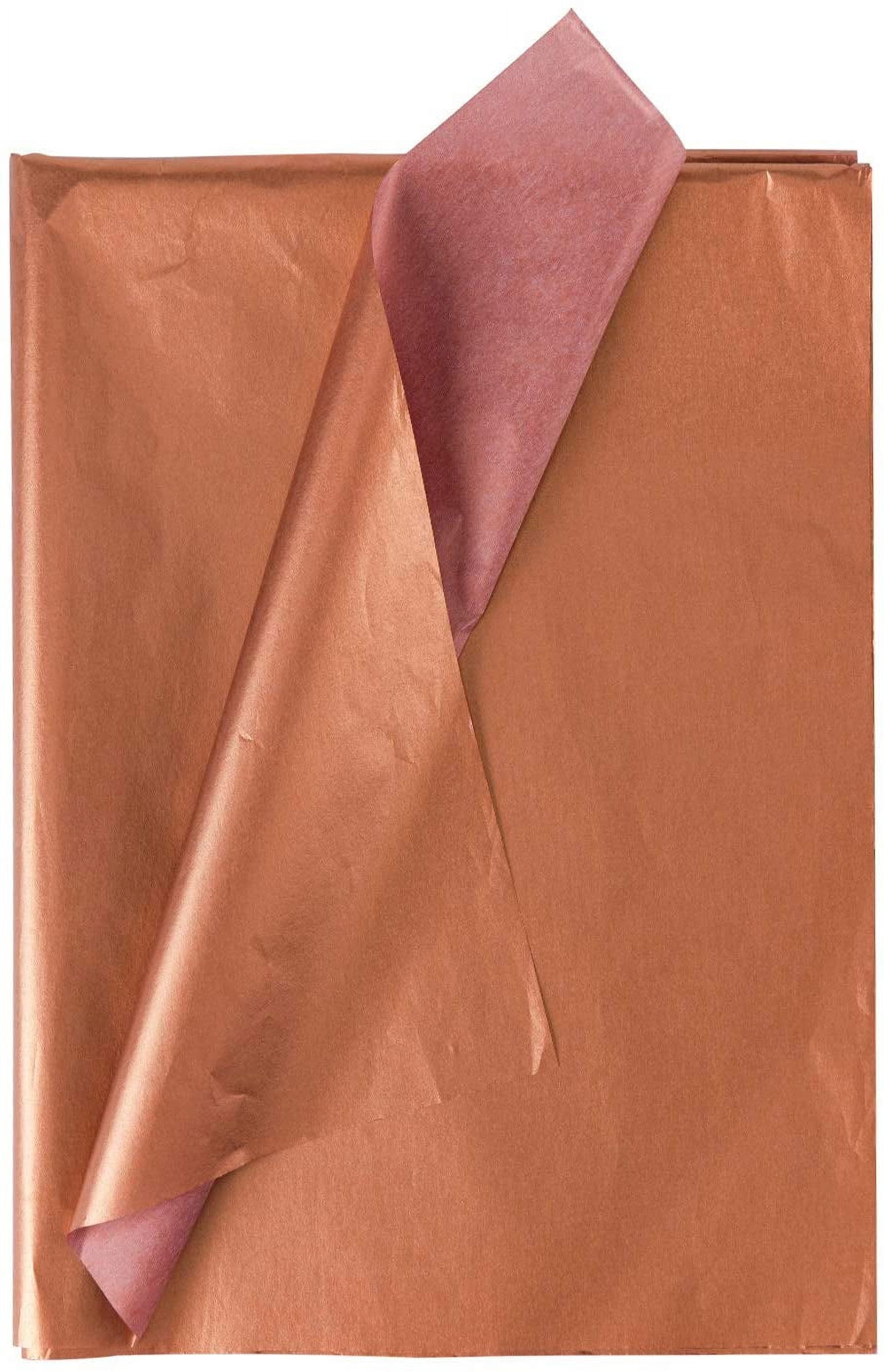 RUSPEPA Gift Wrapping Tissue Paper - Rose Gold Tissue Paper for DIY ...