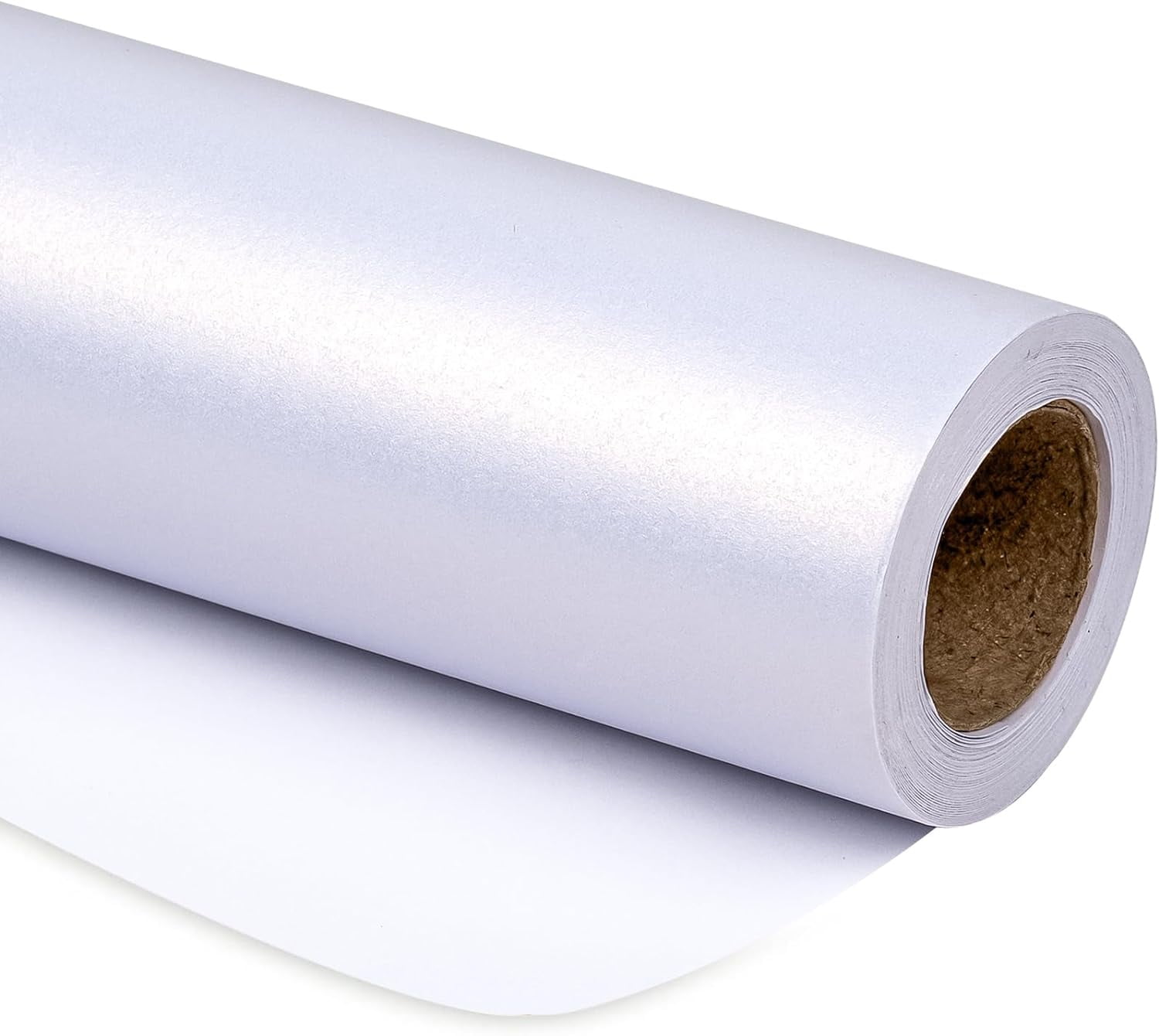 RUSPEPA White Matte Wrapping Paper - Solid Color Pearly - luster Paper ...