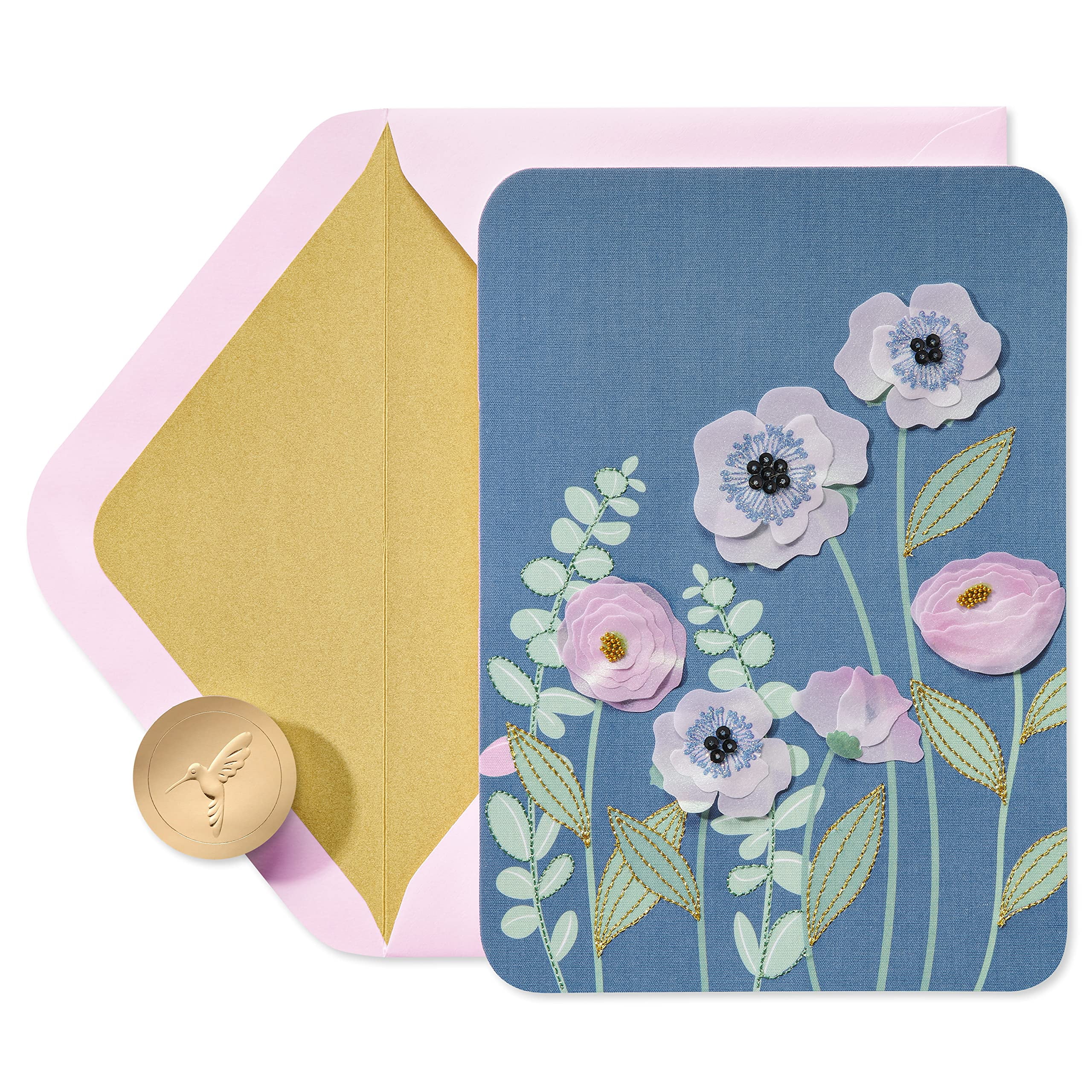 Papyrus Blank Card (Poppy Flowers) - Walmart.com