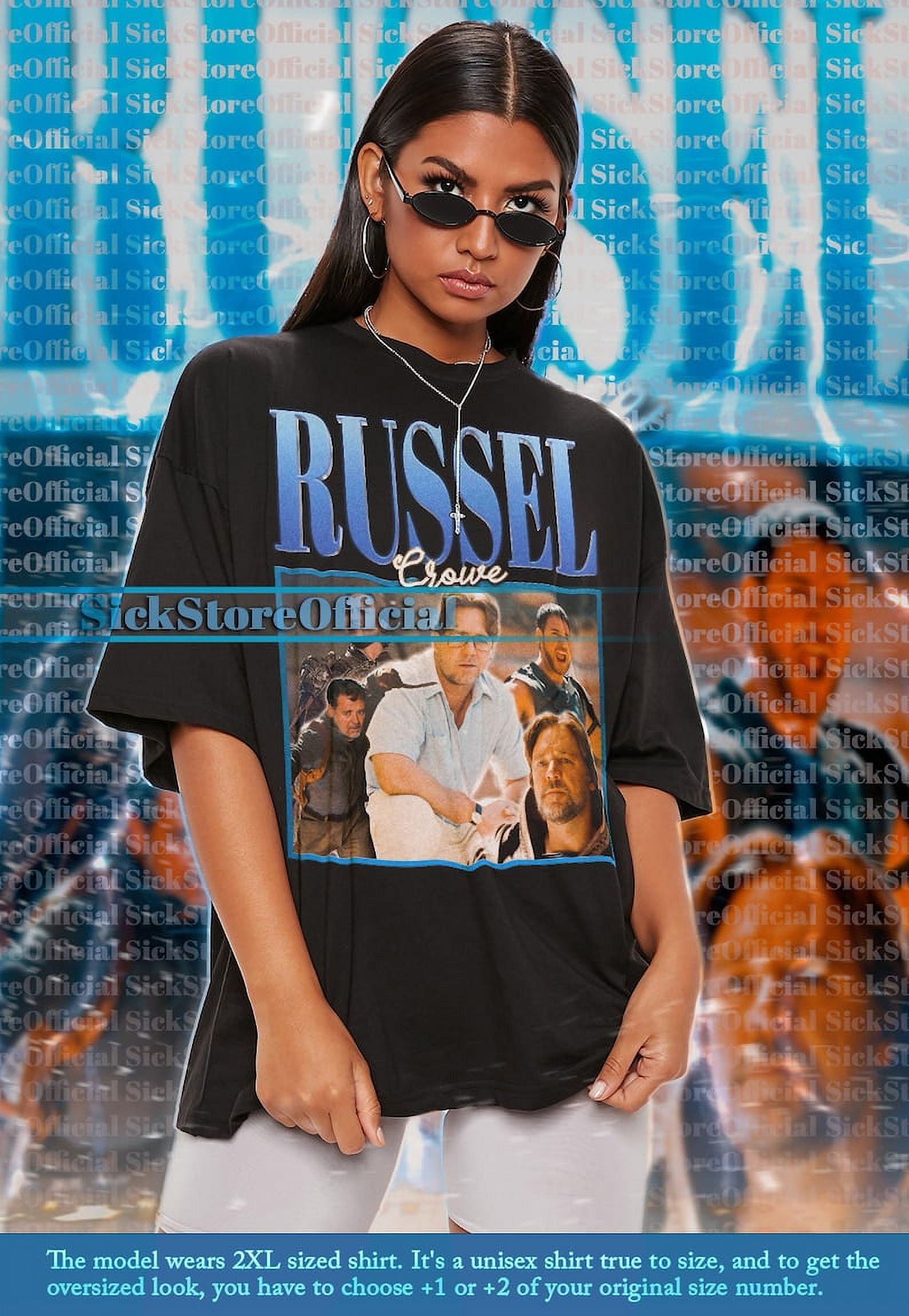 RUSSELL CROWE Vintage Shirt, Russell Crowe Homage Tshirt, Russell Crowe ...