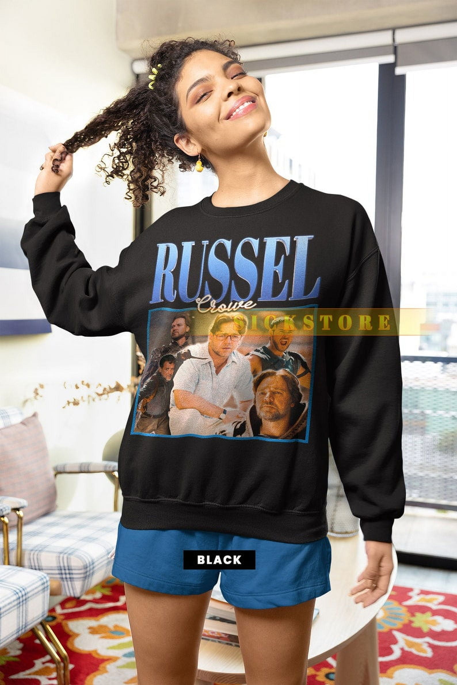 RUSSELL CROWE Vintage Sweatshirt, Russell Crowe Homage Sweater, Russell ...