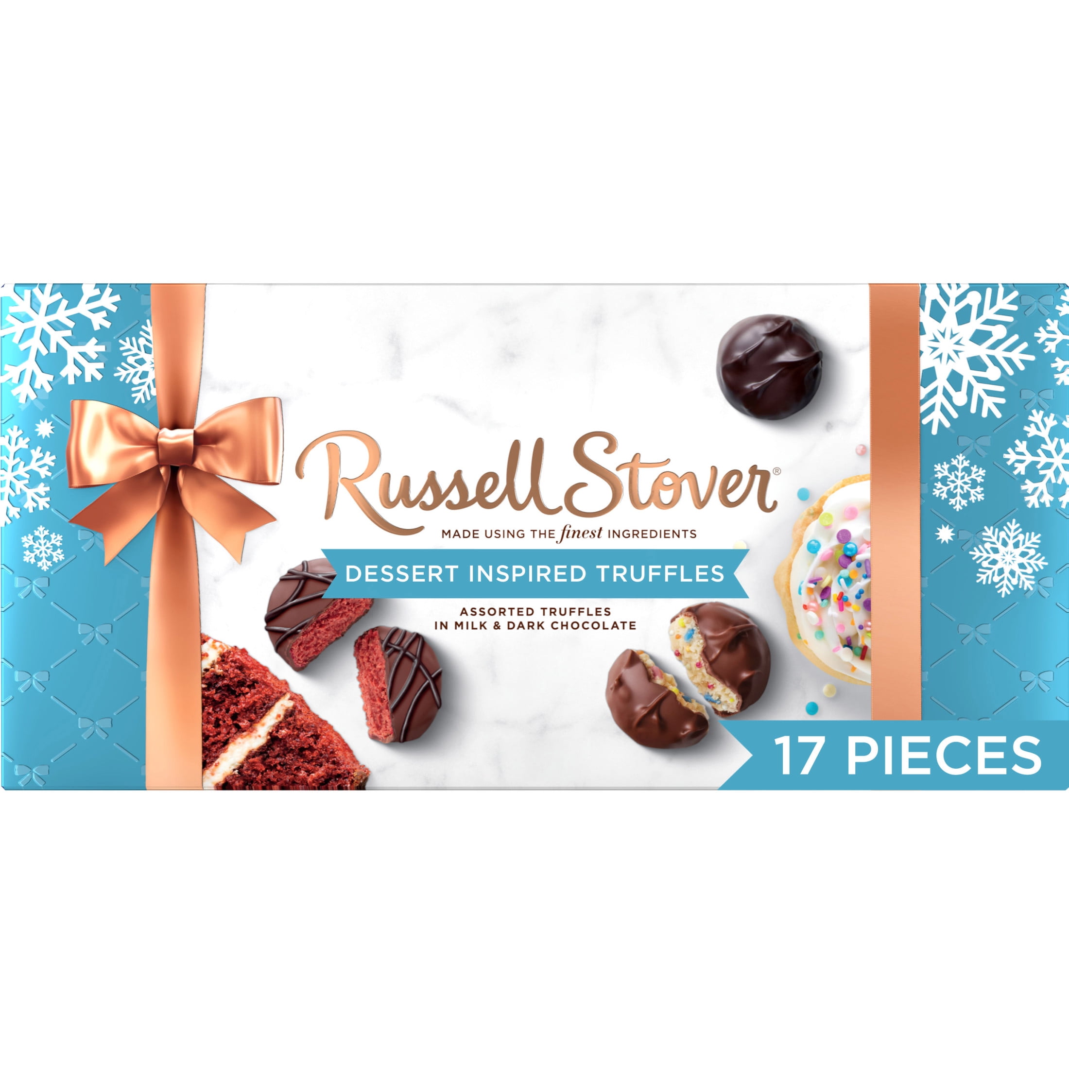 RUSSELL STOVER Christmas Assorted Milk & Dark Chocolate Dessert ...
