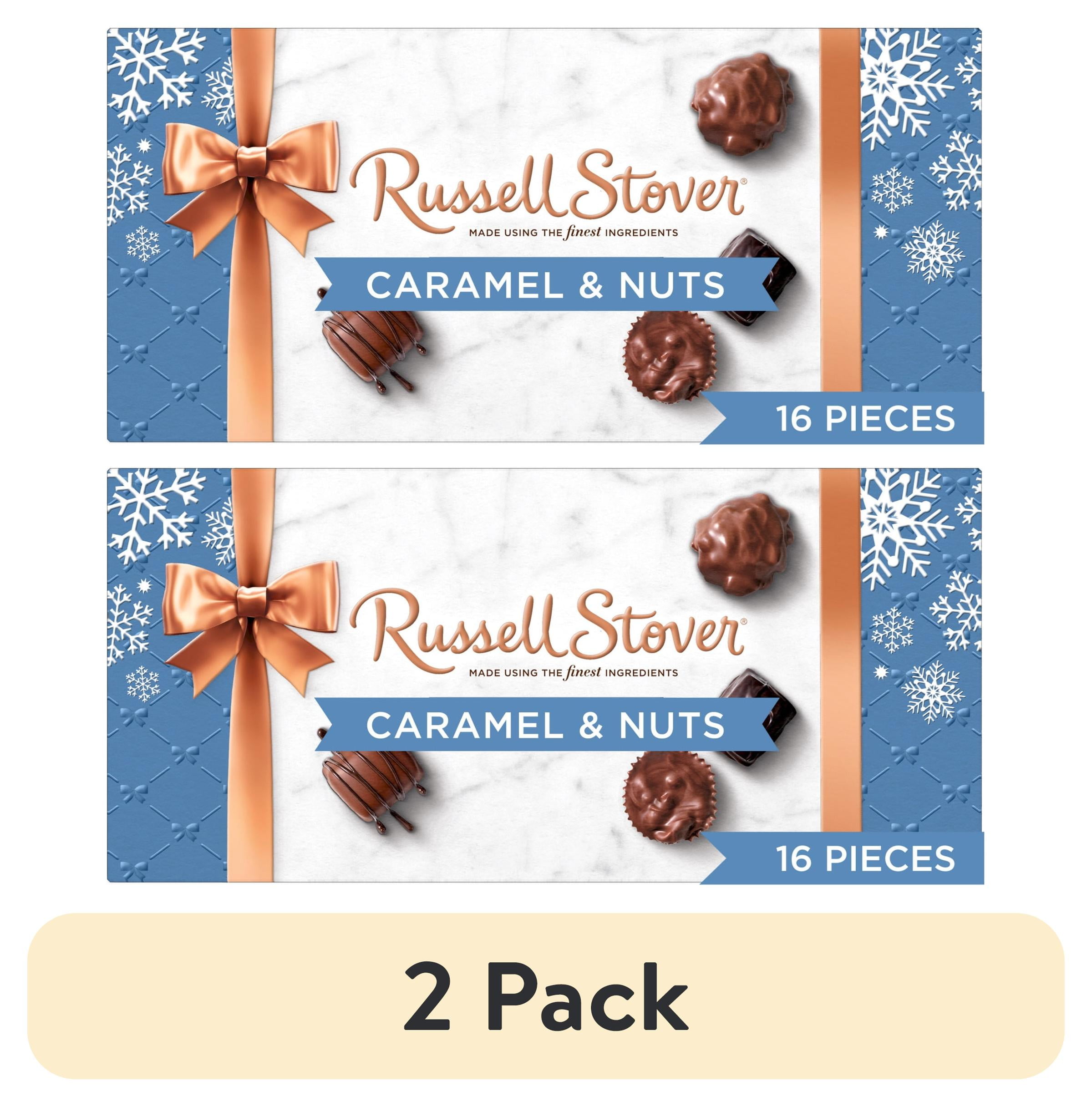 (2 pack) RUSSELL STOVER Christmas Caramels & Nuts in Milk & Dark ...