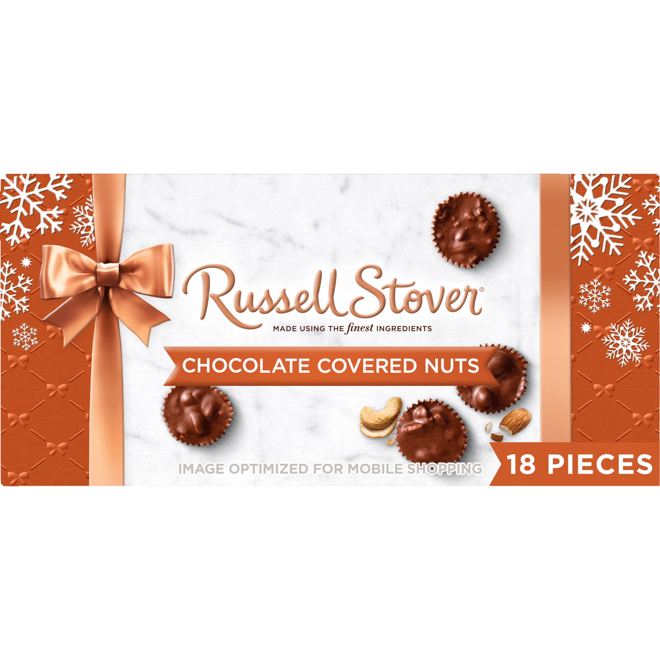 RUSSELL STOVER Xmas Candy Stocking Stuffers: Milk & Dark Chocolate ...