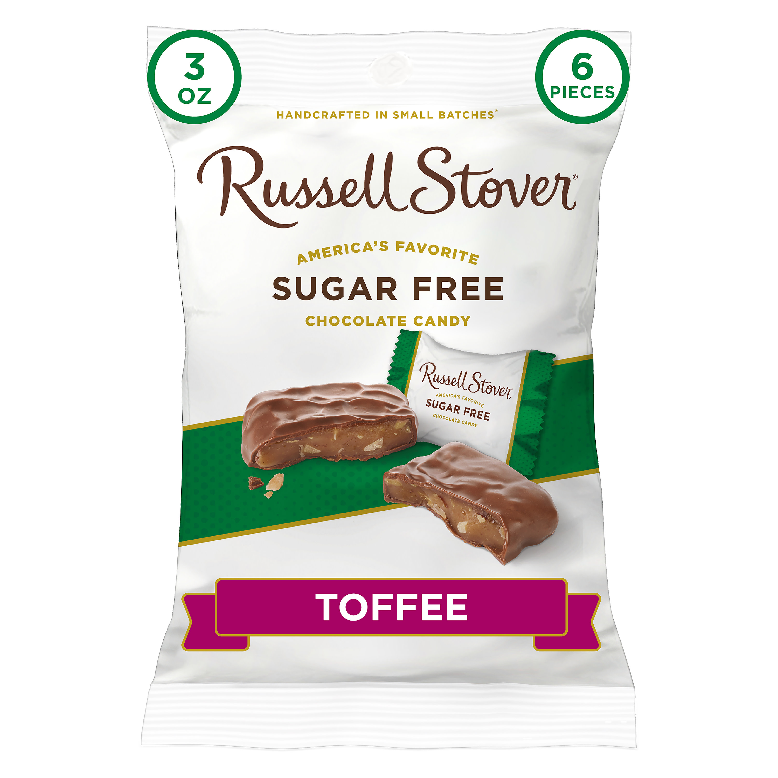 RUSSELL STOVER Sugar Free Coconut Chocolate Candy, 10 oz. bag (≈ 20 ...