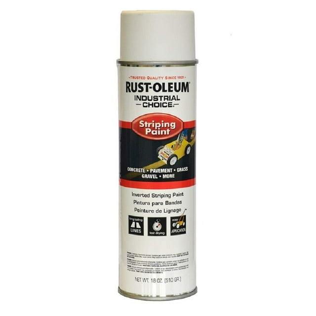 RUST-OLEUM 1691838 Industrial Choice 18-Ounce White Inverted Striping ...