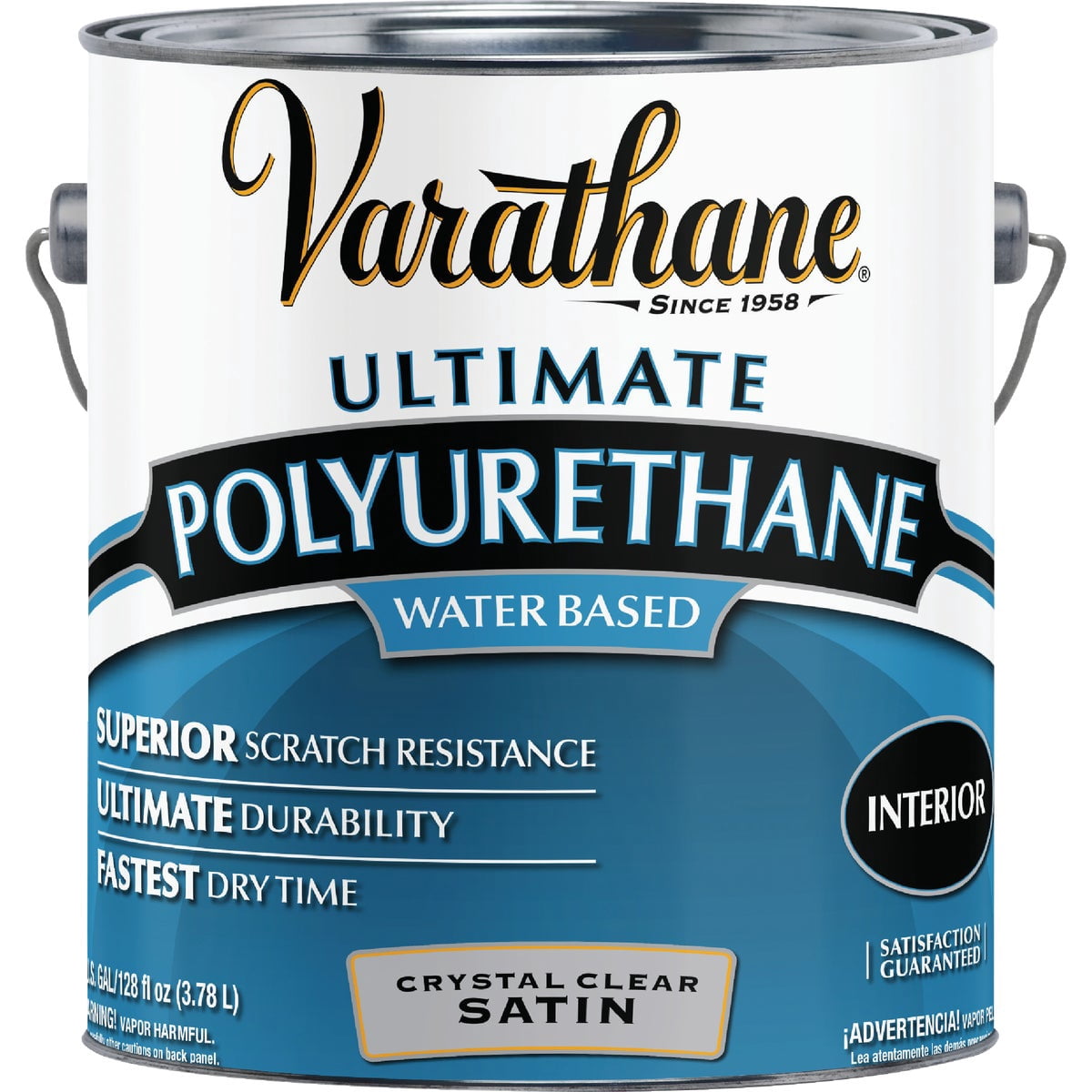 Rust-Oleum Interior Paint Satin Finish - Low Odor, Liquid, 1 Gal ...