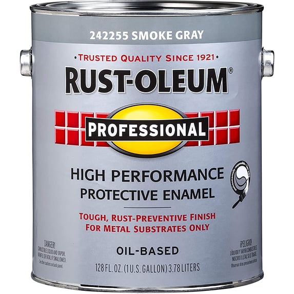 Rust-Oleum, Protective Enamel Paint, 242255, Gallon Smoke Gray ...
