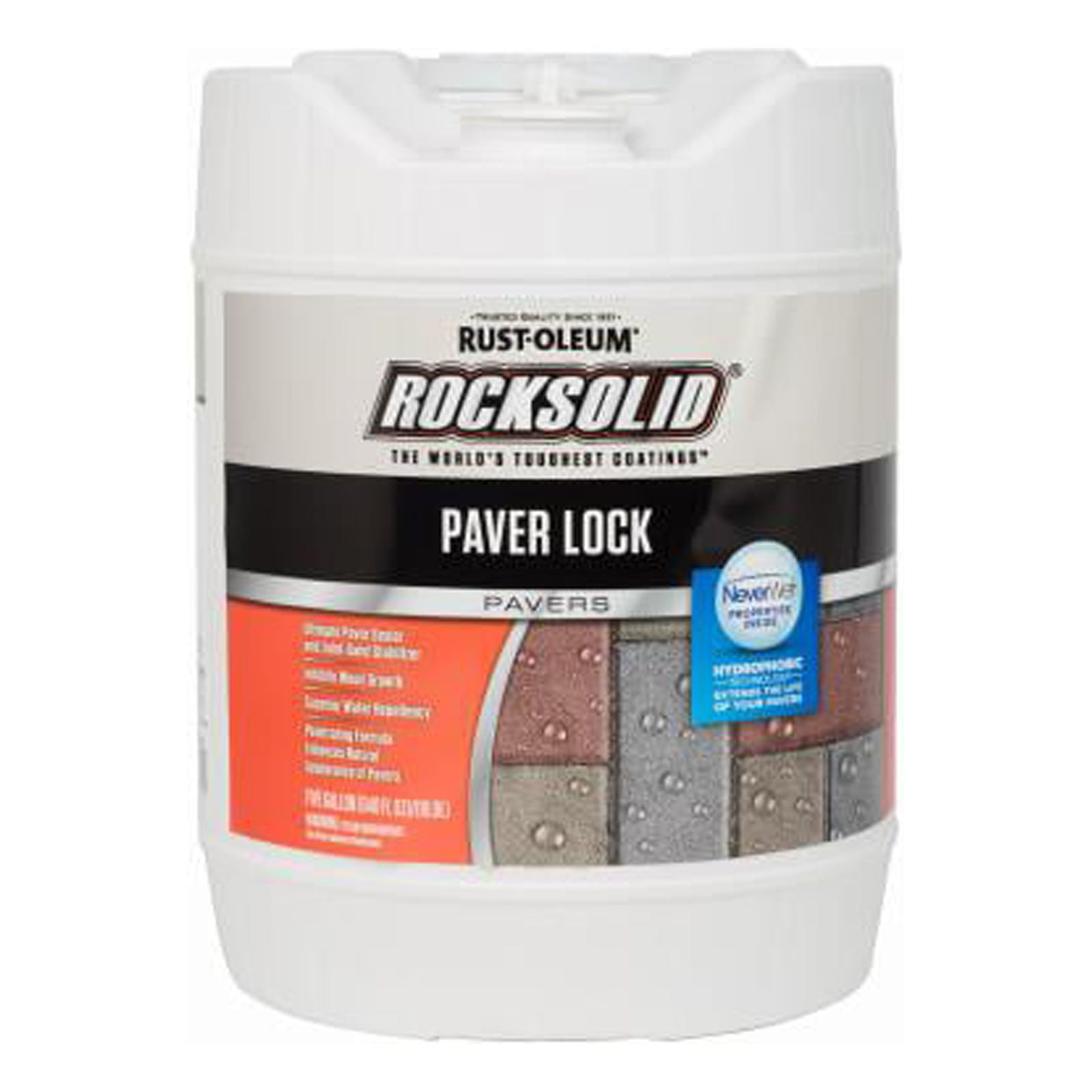 Rust-Oleum 293439 RockSolid Paver Lock, 5-Gallons - Quantity 1 ...