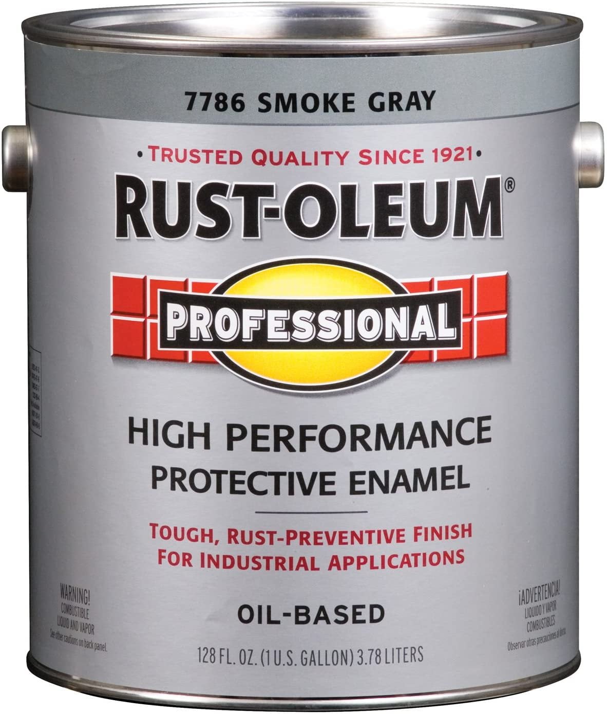 RUST-OLEUM 7786402 Exterior Smokey Enamel, Gray for Heavy-Duty Metal ...