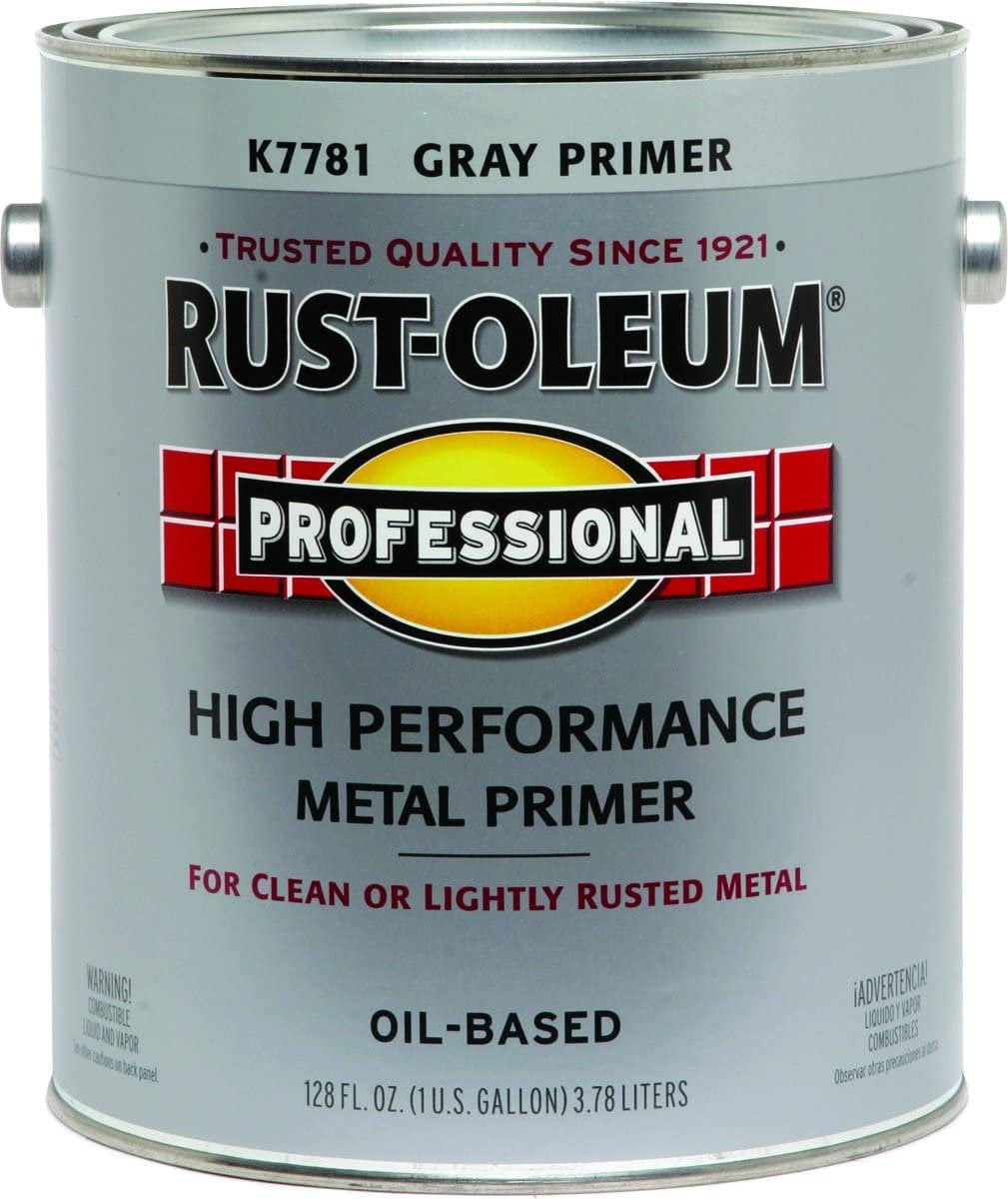RUST-OLEUM K7781402 Superior Coverage Gray Metal Primer, Indoor/Outdoor ...