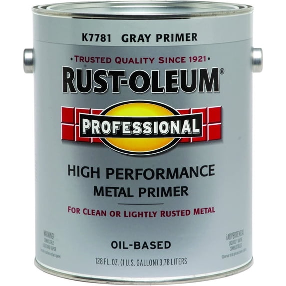 RUST-OLEUM K7781402 Superior Coverage Gray Metal Primer, Indoor/Outdoor ...