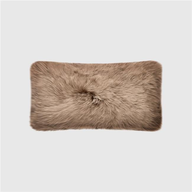 RUSTIC SHEEPSKIN DOUBLE-SIDED 12'X22' PILLOW, TOFFEE BROWN - Walmart.com