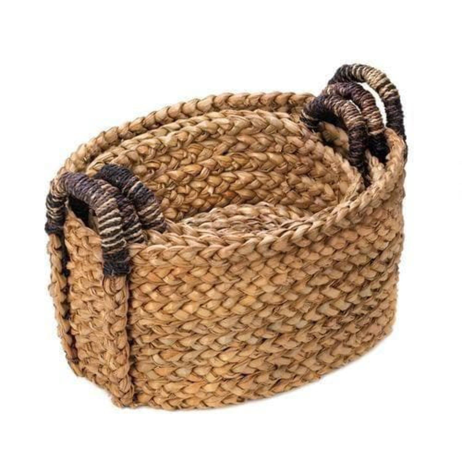 RUSTIC WOVEN NESTING BASKETS - 3 PC. SET - Walmart.com