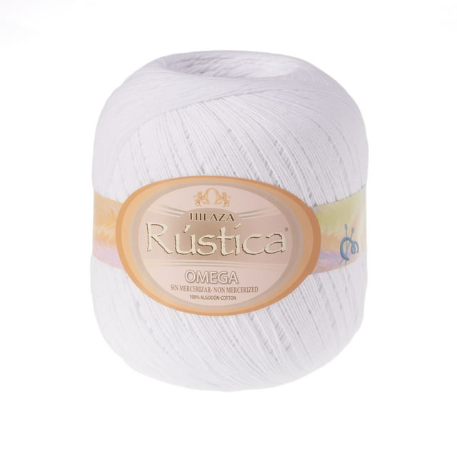 RUSTICA [150grs] by Omega - Fine 100% Non - Mercerized Cotton Thread ...
