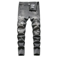 Keevoom Boy's Skinny Jeans Fit Ripped Destroyed Distressed Stretch Slim ...