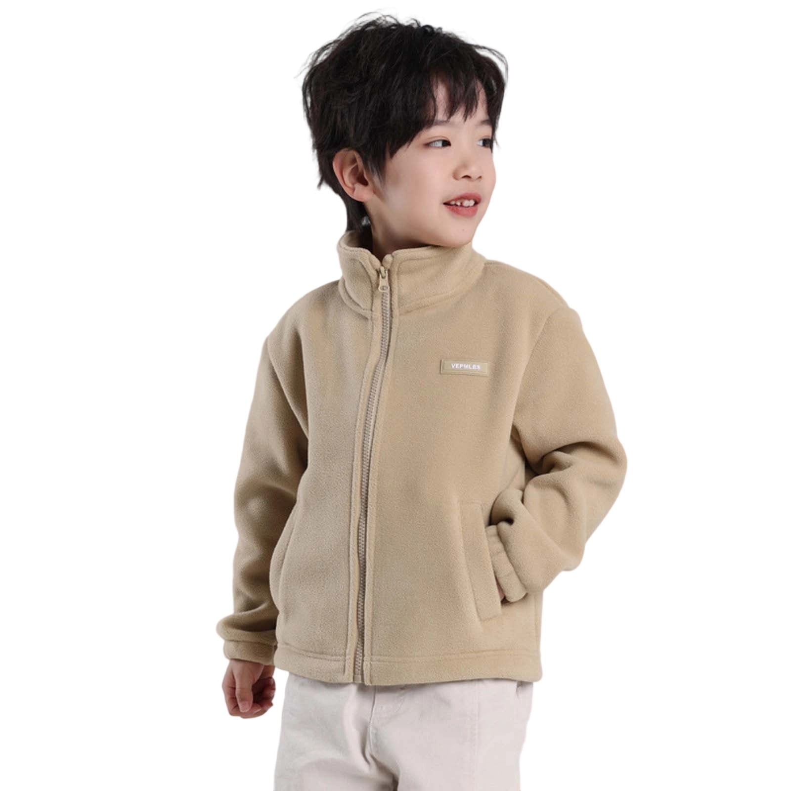 RUTAYY Children Boys Girls Hooded Jacket Long Sleeve Casual Solid Color ...