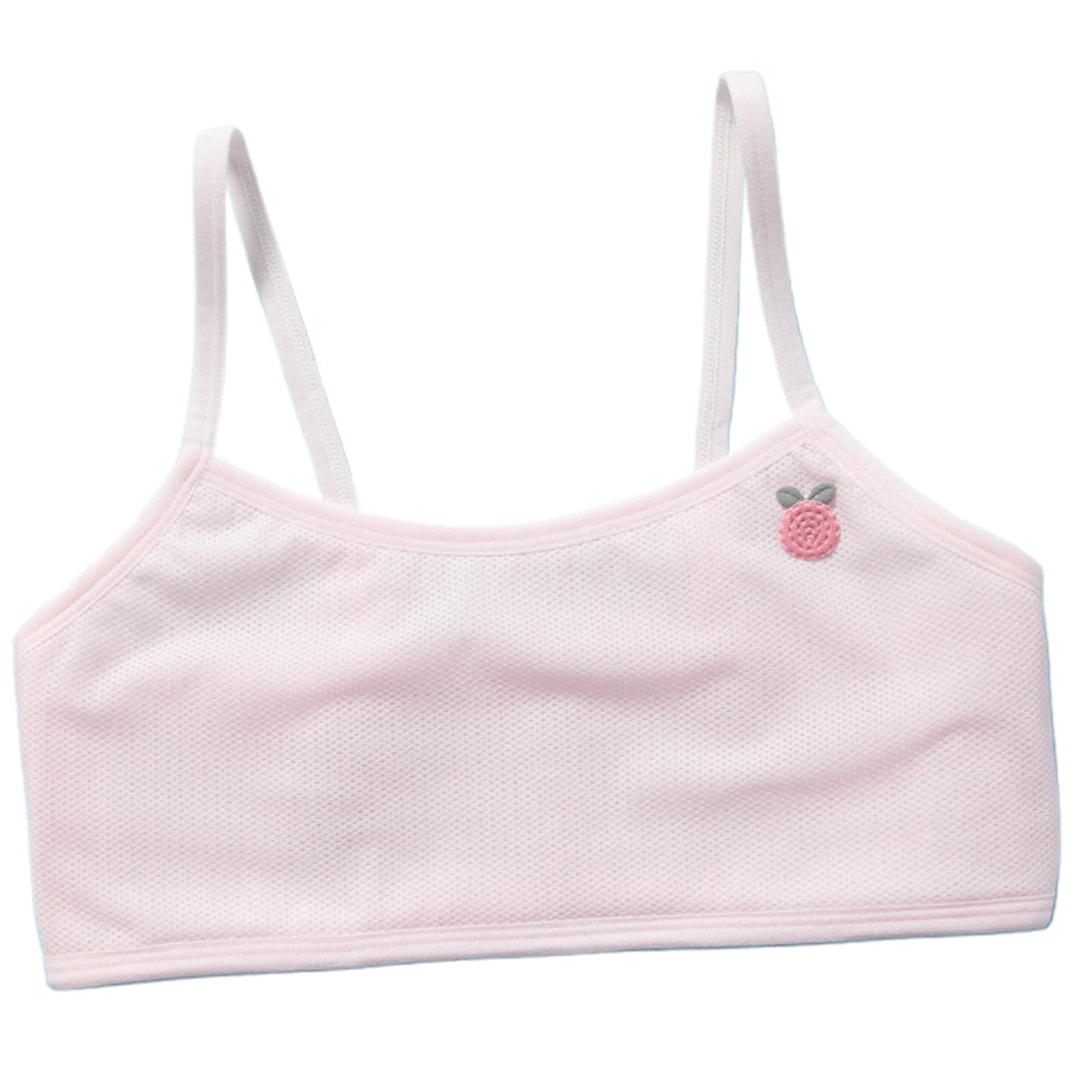RUTAYY Children Girl's Bralette Puberty Plain Color Mesh Thin Style ...