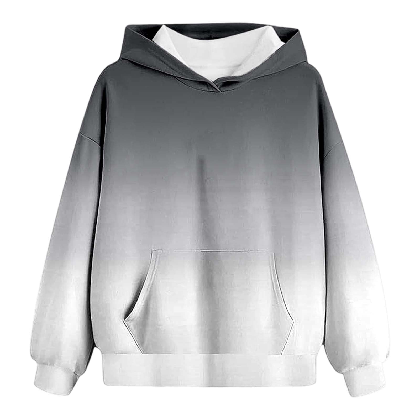 RUTAYY Children Girls Hoodies Long Sleeve Cute Loose Fit Gradient ...