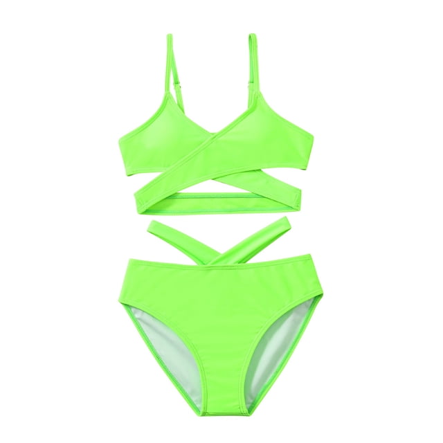 RUTAYY Girls Swimsuits Bikini Set 2PCS Swimsuit Bathing Suit Girls ...