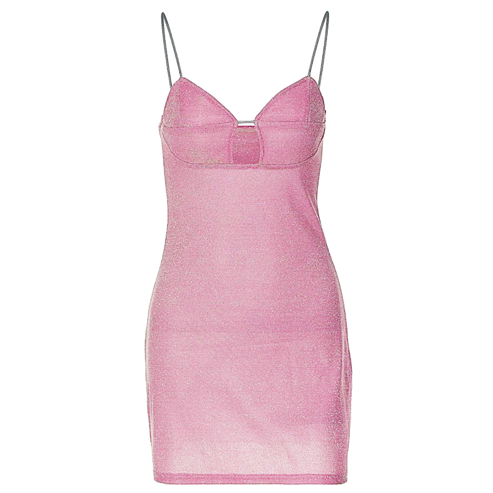 RUTAYY Lingerie Women Glitter Spaghetti Strap Party Dress Backless ...